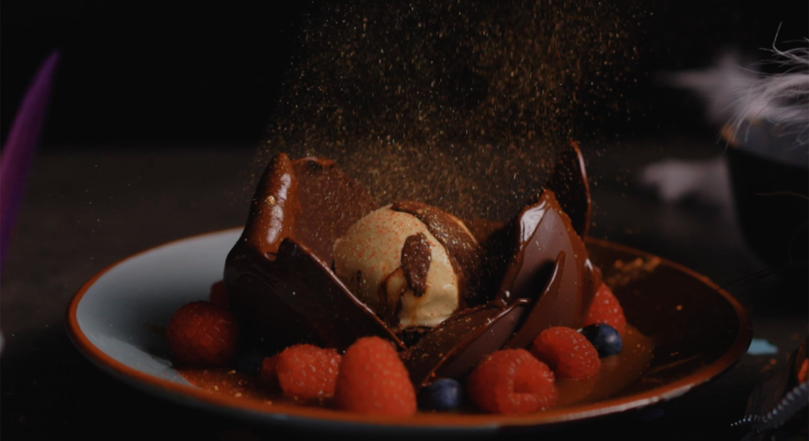 Carnival dessert sphere chocolate | Cooking lovers