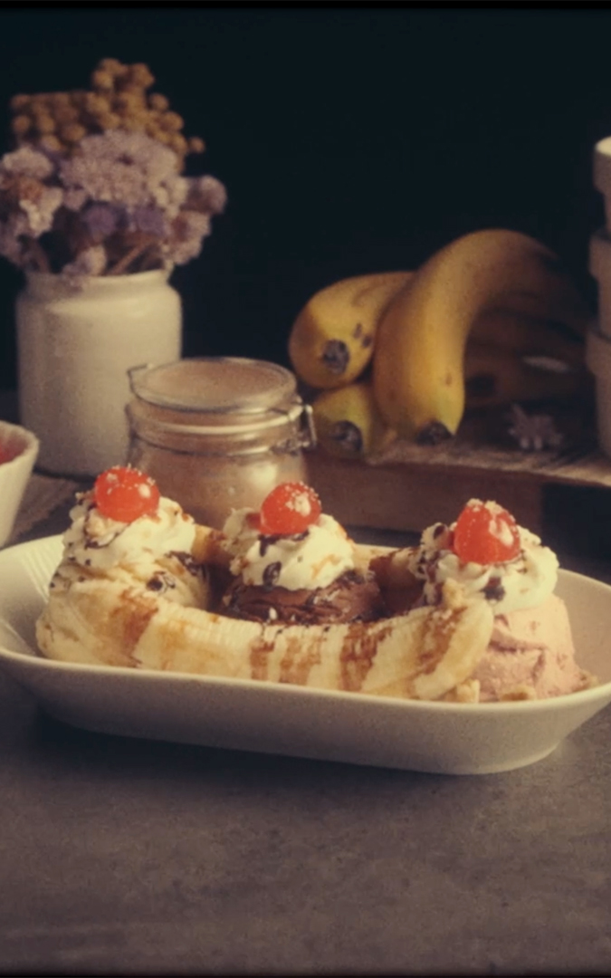 Banana Split al estilo American Retro | Cooking Lovers
